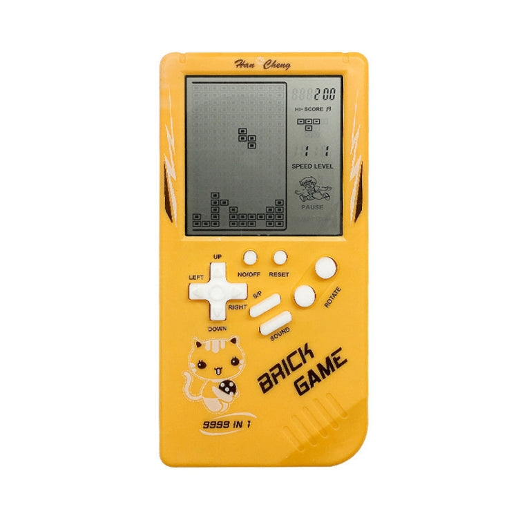 Large Screen Retro Children Handheld Game Console(Yellow) – steams360 store